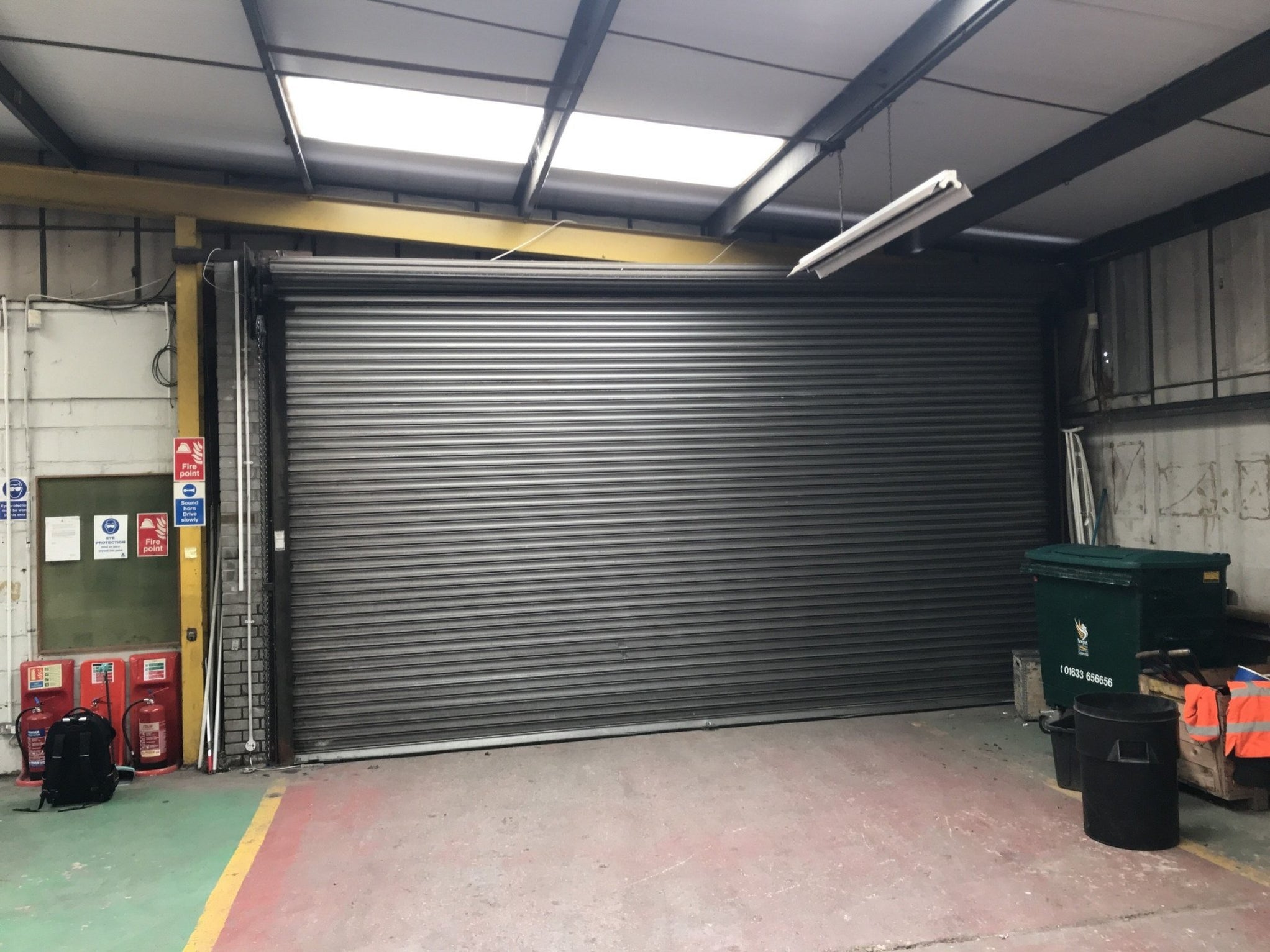 Industrial Steel Roller Shutter (Electric) | Britannia Retail ...
